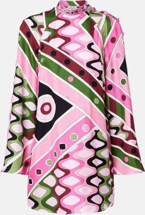 Pucci Minikleid Vivara aus Seidensatin