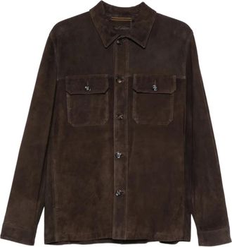 Moorer Homme, Vestes, Brun, Taille: L Veste en cuir