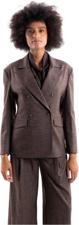 H2O Veste en similicuir - Femme - Vestes - Brun - Taille: 42 FR