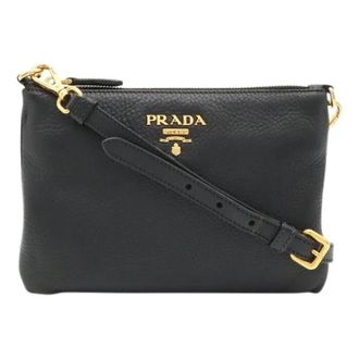 Prada Pre-owned Vitello Daino 2way Umh&auml;ngetasche - - Pre-owned - Damen - Schwarzk - ONE SIZE