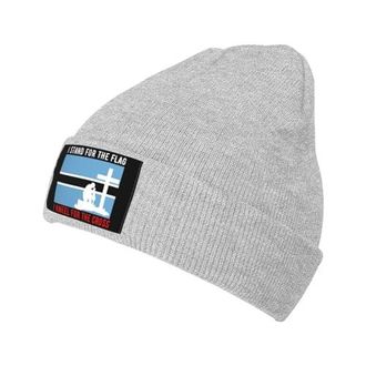 Generic Unisexe Bonnet dhiver Tricot&eacute;, Je me tiens Debout pour Le Drapeau du Botswana et Je magenouille Devant la Croix., Respirant Casquette Tricot&eacute;, Bonnet 