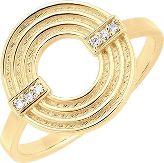 Edenly Ring Frische - Concordia - 18 Karat Gelbgold und Diamanten
