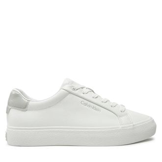Calvin Klein Sneakers Calvin Klein Vulc Lace Up Texture Fox - Lth HW0HW02439 Wei&szlig;