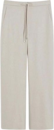 Max Mara Femme, Pantalons, Blanc, Taille: 42 FR Floria Pantalons