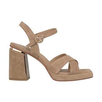 Alma En Pena Alma EN Pena, Femme, Chaussures, Beige, Taille: 36 EU Sandale &agrave; brides crois&eacute;es