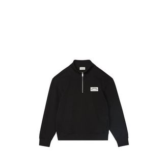 Calvin Klein Sweatshirt &agrave; col montant zipp&eacute; en coton