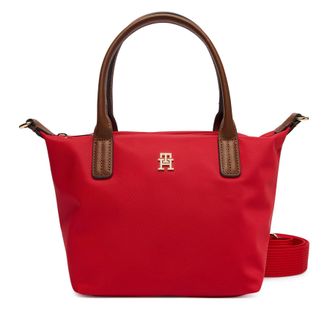 Tommy Hilfiger Handtasche Tommy Hilfiger Popette Mini Tote AW0AW17709 Rot