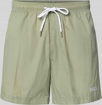 HUGO BOSS Badeshorts mit Label-Print Modell HAITI