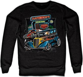 Hybris Rundhalspullover Custom Rods Drive Through Sweatshirt