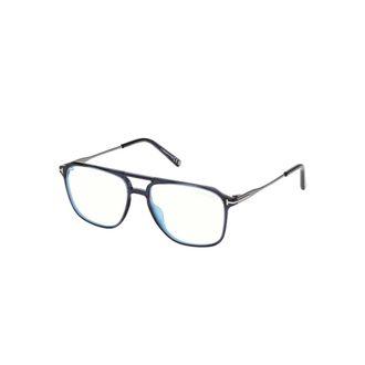 Tom Ford Homme, Accessoires, Bleu, Taille: 54 MM Eyeglasses