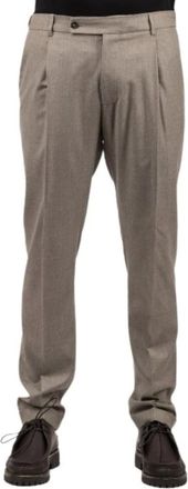Berwich Pantalon Long R&eacute;tro - Homme - Pantalons - Beige - Taille: S