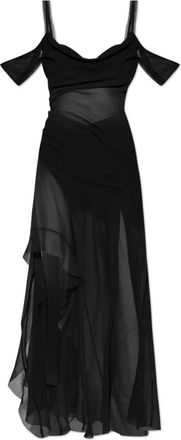 Misbhv Misbhv, Femme, Robes, Noir, Taille: 38 FR Spaghetti Strap Dress