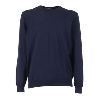 FILIPPO DE LAURENTIIS Rundhals-Pullover - - Knitwear - Herren - Blau - 2XL