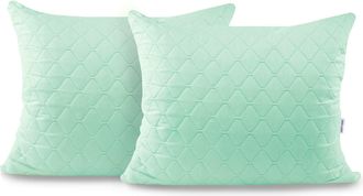 Decoking 2 Kissenbezüge 50x60 cm Minze Microfaser Hotelverschluss Axel