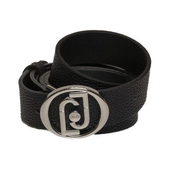 Liu Jo Ceinture avec logo rond - Femme - Accessoires - Noir - Taille: L