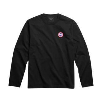 Canada Goose Vantage Langarm-T-Shirt - - Tops - Herren - Schwarzk - L
