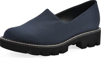 White Mountain White Mountain Mocassins Gianni pour femme, Tissu bleu marine, 40 EU