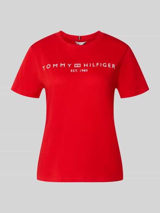 Tommy Hilfiger Regular Fit T-Shirt aus reiner Baumwolle