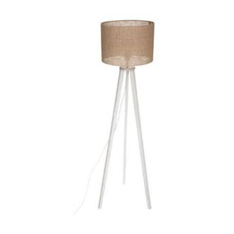 Atmosphera Atmosphera - Lampadaire Tr&eacute;pied en Bois Elva 143cm Beige