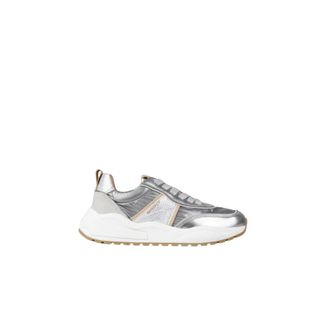 Alexander Smith Blaze Donna aus Nylon und Silberlaminate mit beigen Details - - Shoes - Damen - Grau - 40 EU