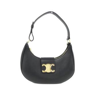 Celine Pre-owned Medium Ava Calf Shoulder Bag - Femme - Pre-owned - Noir - Taille: ONE Size