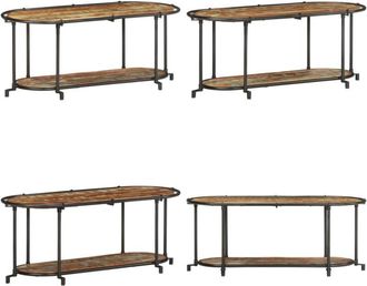 vidaXL TV-Regal 100x42x40 cm Altholz Massiv - Vidaxl