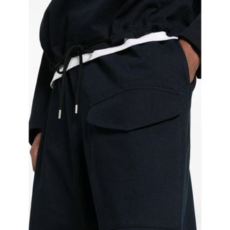 STUDIO NICHOLSON Ikaria Cargo Shorts - Blue