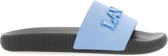 Lanvin Femme, Chaussures, Bleu, Taille: 35 EU Arp&egrave;ge Embroidered Slides