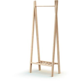Les Tendances Les Tendances - AT4 - Porte v&ecirc;tement enfant essentiel en bois - 30 x 50 x 130 cm