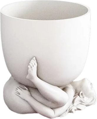 Generic Sukkulenten Weiblichen K&ouml;rper - Hartschachentopf, &Auml;sthetische Dekorative Halter, K&uuml;nstlerische Pflanzenhalter, Kreative Skulpturvase | Perfekt Indoor 