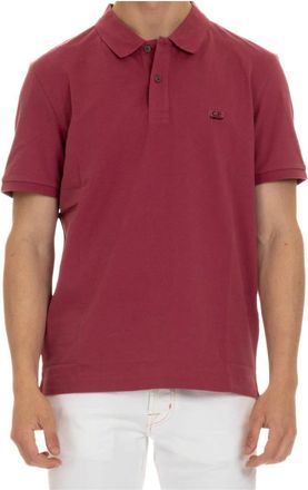 C.P. Company C.p. Company - Polo Stretch Piqu&eacute; - Homme - Tops - Rose - Taille: XL