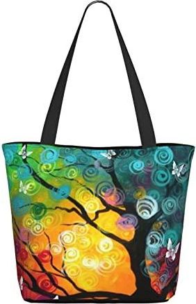 AOOEDM Sac &agrave; provisions color&eacute; pour femme 33 x 28 x 19 cm. Le cadeau parfait pour la Saint-Valentin. Cest de la Saint-Valentin pour maman, fille, &eacute;pouse, etc