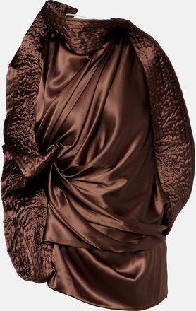 Dries Van Noten Top aus Satin