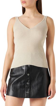 s.Oliver Black Label Damen 150.10.204.17.102.2116823 T-Shirt, beige|gelb, 32