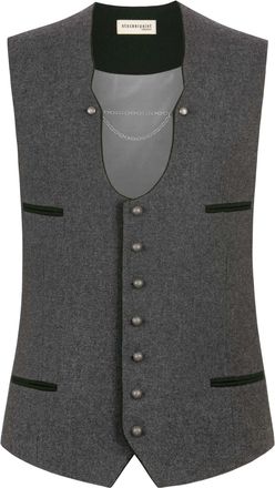 Stockerpoint Herren Salerio Trachtenweste, grau, 44