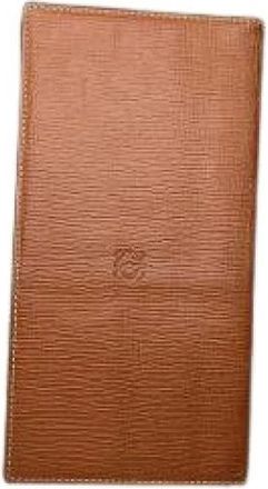 Loewe Porte-cartes didentit&eacute; vintage Pre-owned - Femme - Pre-owned - Brun - Taille: ONE Size