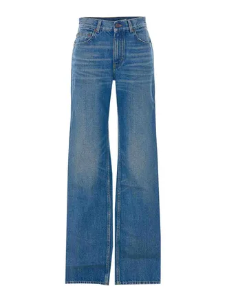Chlo&eacute; Jean Droit - Bleu
