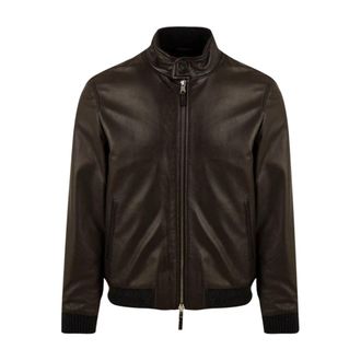 The Jack Leathers East Village Deer Print Jacket - - Jackets - Herren - Braun - M