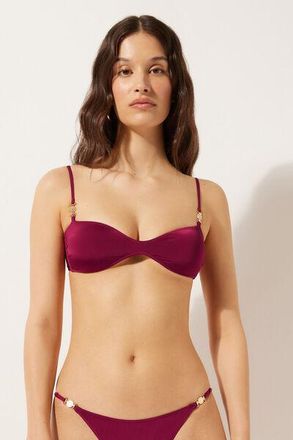 Calzedonia Bustier-bikinioberteil Minimal Fit Bordeaux