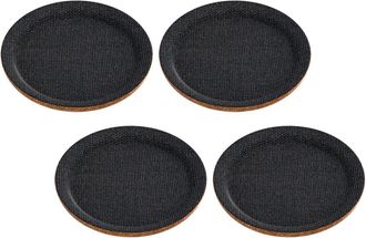 Hemobllo 4 St&uuml;ck rutschfeste M&ouml;belf&uuml;&szlig;e mit Vliesstoff Bodenschoner f&uuml;r Bett Sofa und Schrank Ger&auml;uschreduzierend Verschlei&szlig;fest und Kratzsch&uuml;tzend f&uuml;r Hartholz