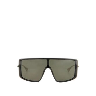 Alexander McQueen T-Bar Visor Sonnenbrille - - Accessories - Herren - Schwarzk - ONE SIZE