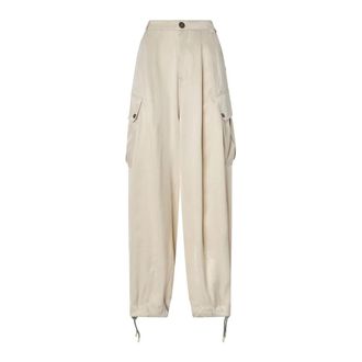Pinko Wide Hosen - - Trousers - Damen - Beige - 2XS