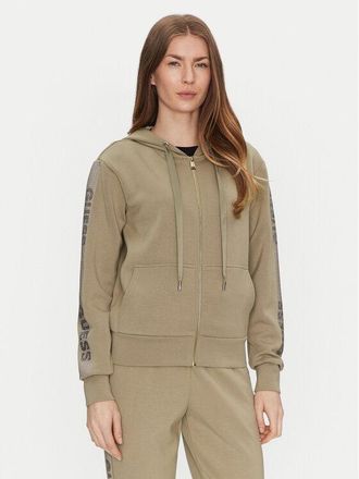 Guess Sweatshirt W5RQ03 KBYE2 Gr&uuml;n Regular Fit