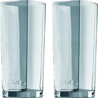 Jura Jura 69001 Latte-macchiato-Gl&auml;ser 2-er Set, circa 15 cm, Braun