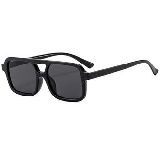 Generic Lunettes De Soleil Carr&eacute;es Dext&eacute;rieur For Hommes, For Les D&eacute;placements Quotidiens, For Le Sport Et F&ecirc;tes(Black)