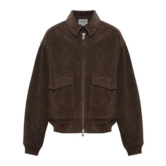 A Gold E Emil Wildlederjacke - - Jackets - Herren - Braun - M