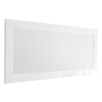 TFT Home Furniture Miroir LIPARI blanc brillant
