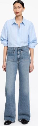 Arket LUPINE Flared Jeans -Blau