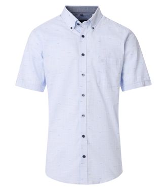 Casamoda Freizeithemd Kurzarm Uni Comfort Fit