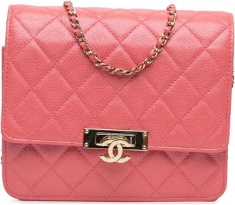 Chanel Hobo Bags - Quilted Caviar Golden Class Wallet On Chain - Gr. unisize - in Gold - f&uuml;r Damen